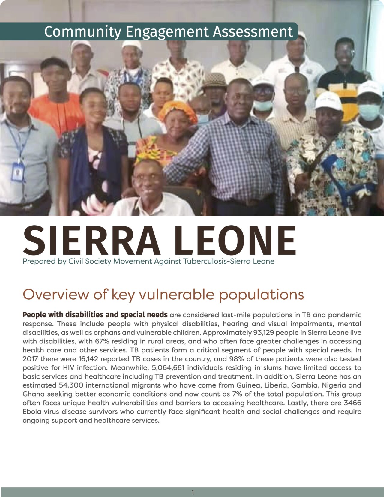 CELG Community Engagement Assessment - Sierra Leone - Communities in ...